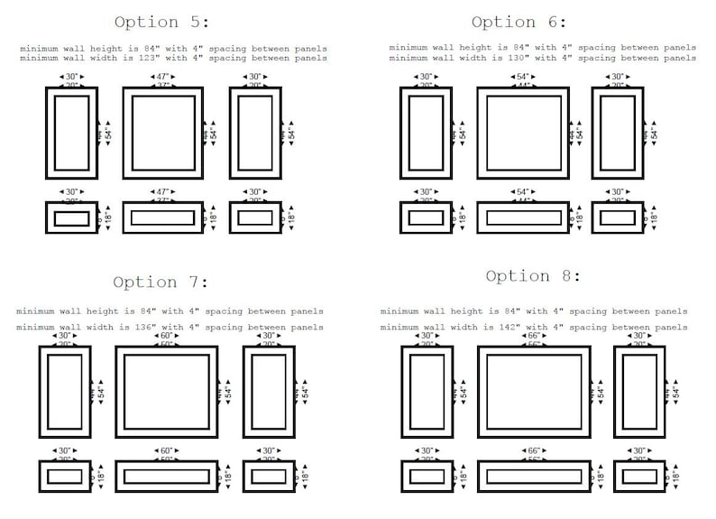 Polyurethane Wall Paneling Kit – Paintable Double Frame Wainscoting, 6 ...
