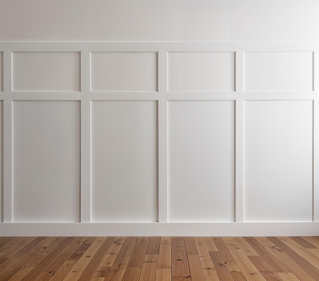 Pre-cut Polyurethane Wall Trim Kit – Board and Batten, Farmhouse Decor ...