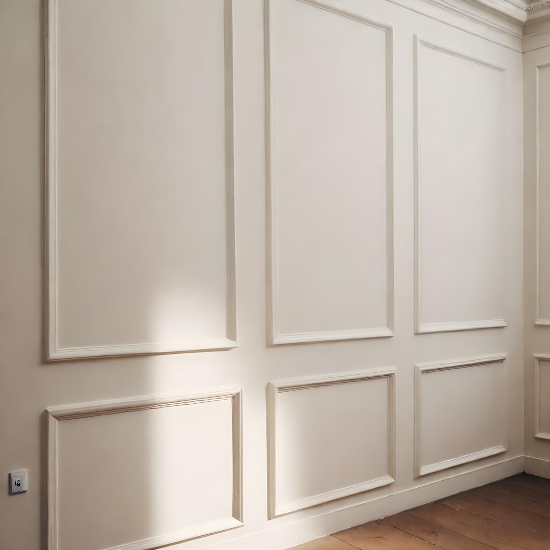 Pre-cut Polyurethane Wall Paneling Kit – DIY Wainscoting, 6 Panels - Etsy