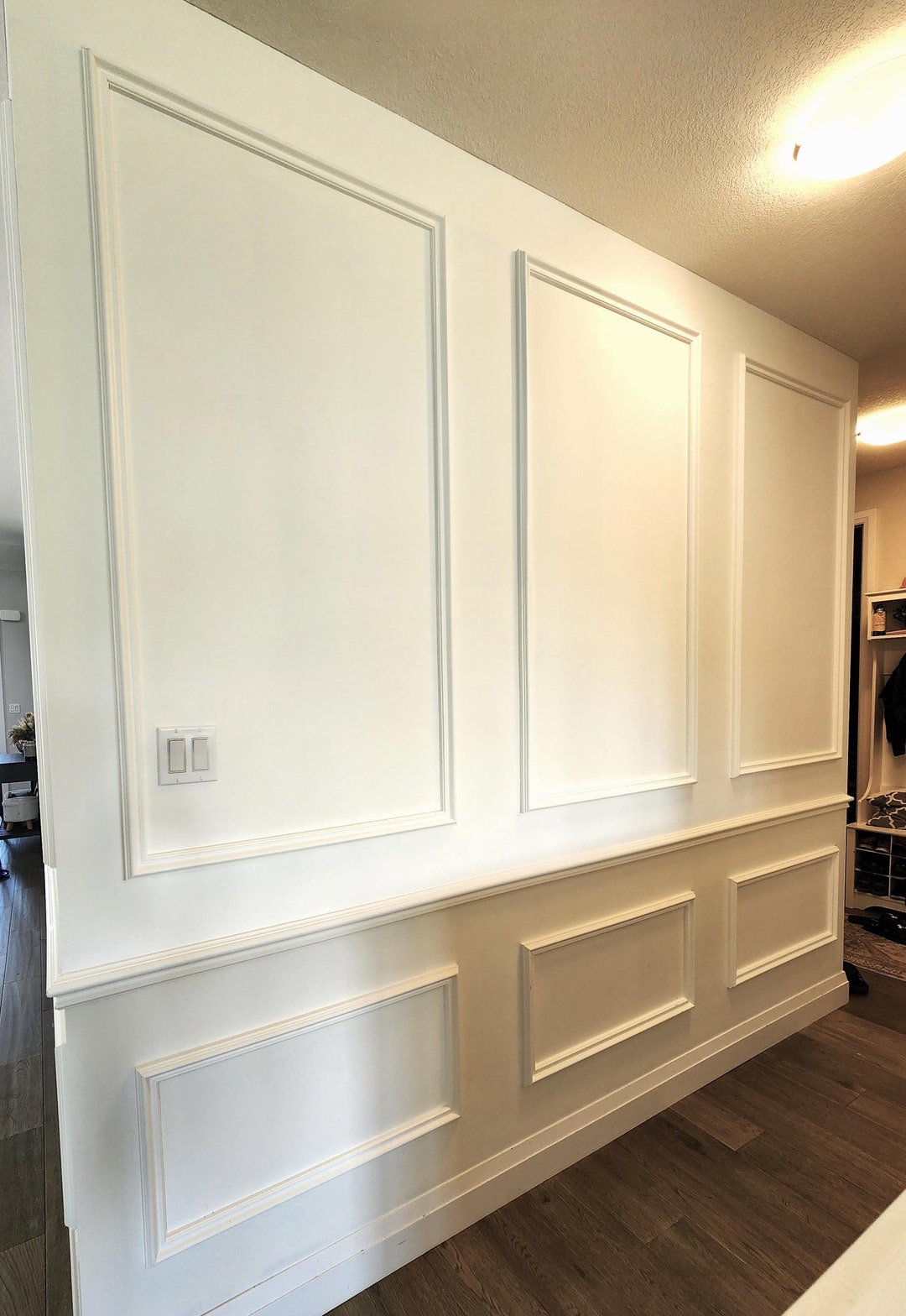 Polyurethane Wall Paneling Kit – Wainscoting, Picture Frame Accent - Etsy