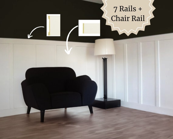 Peel And Stick Wainscoting Solid Wood Wainscoting Panels Kit - 78x24 ...