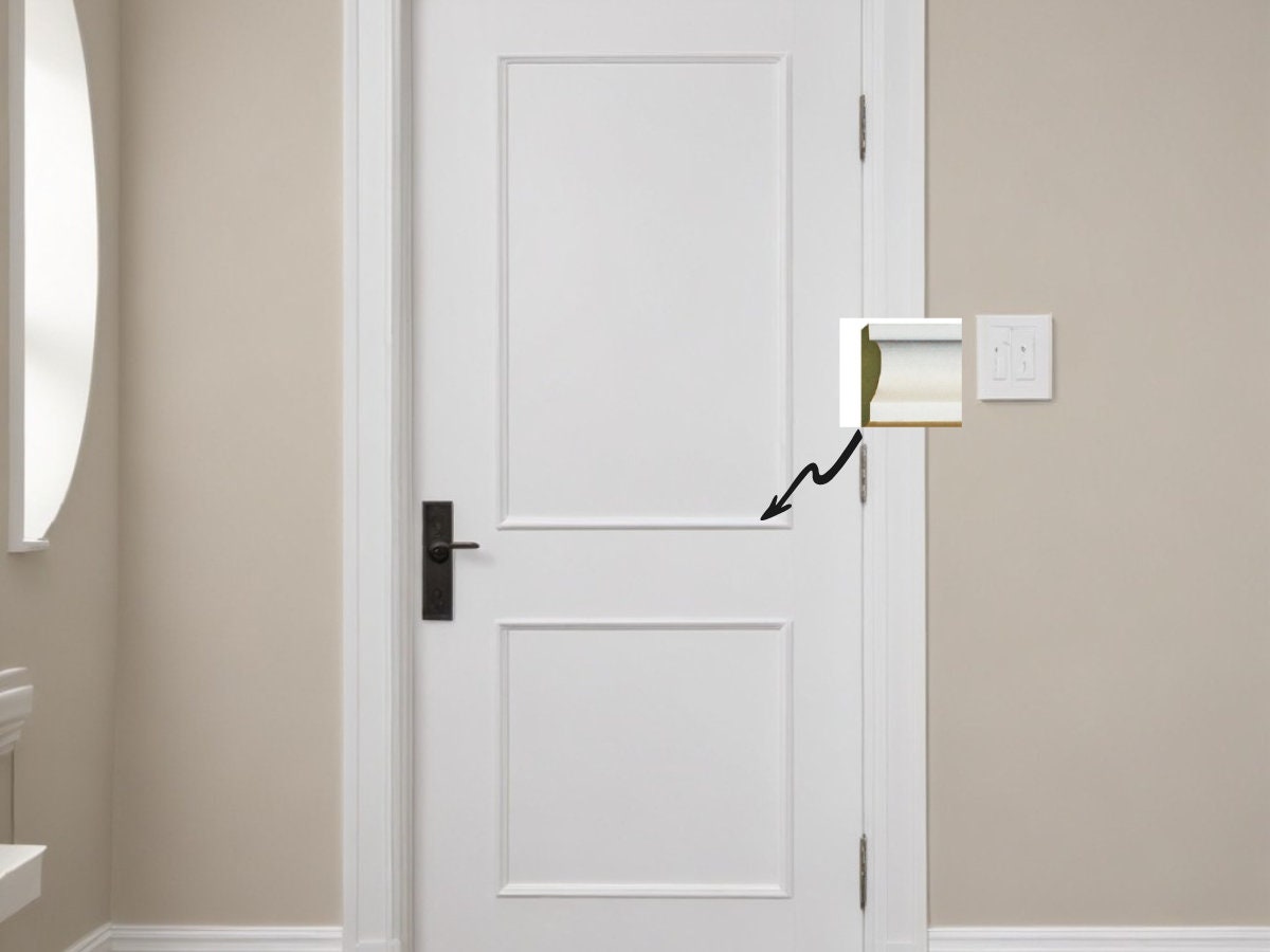 Door Trim Kit Pre-cut Door Paneling Hollow Core Door Trim Flat Panel ...