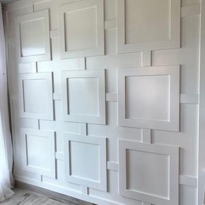 Paintable Wall Molding Kit – Polyurethane Accent Wall Paneling - Etsy