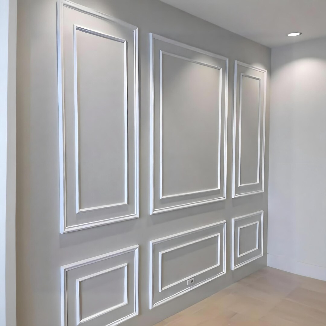 Wall Paneling Kit- Wall Trim- Accent Wall Molding- Paintable ...