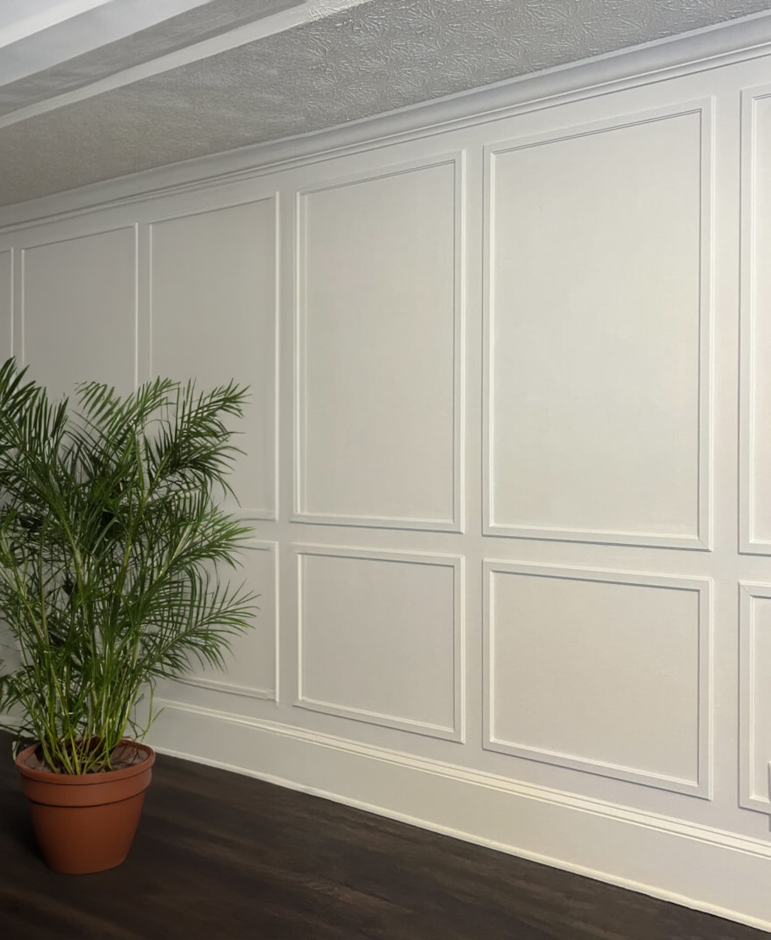 Wall Paneling Kit- Pre-cut Wall Trim- Accent Wall Minimalist Decor ...
