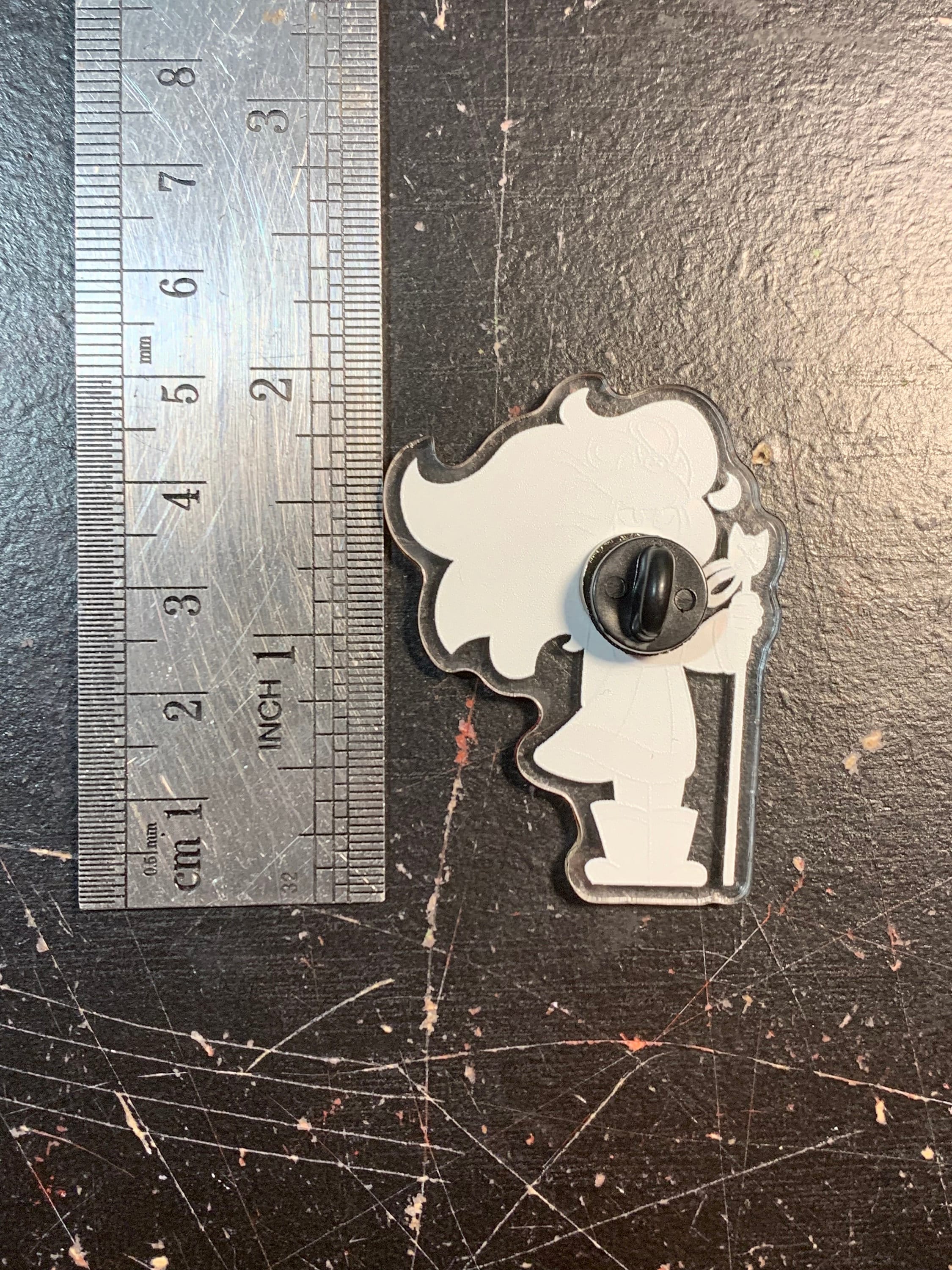 Ceroba Ketsukane Undertale Yellow Acrylic Pin - Etsy