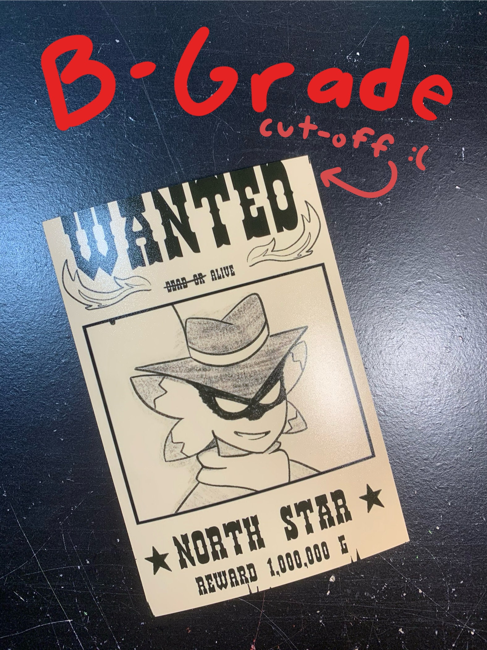 Starlo North Star Undertale Yellow Wanted Poster 4x6 In - Etsy