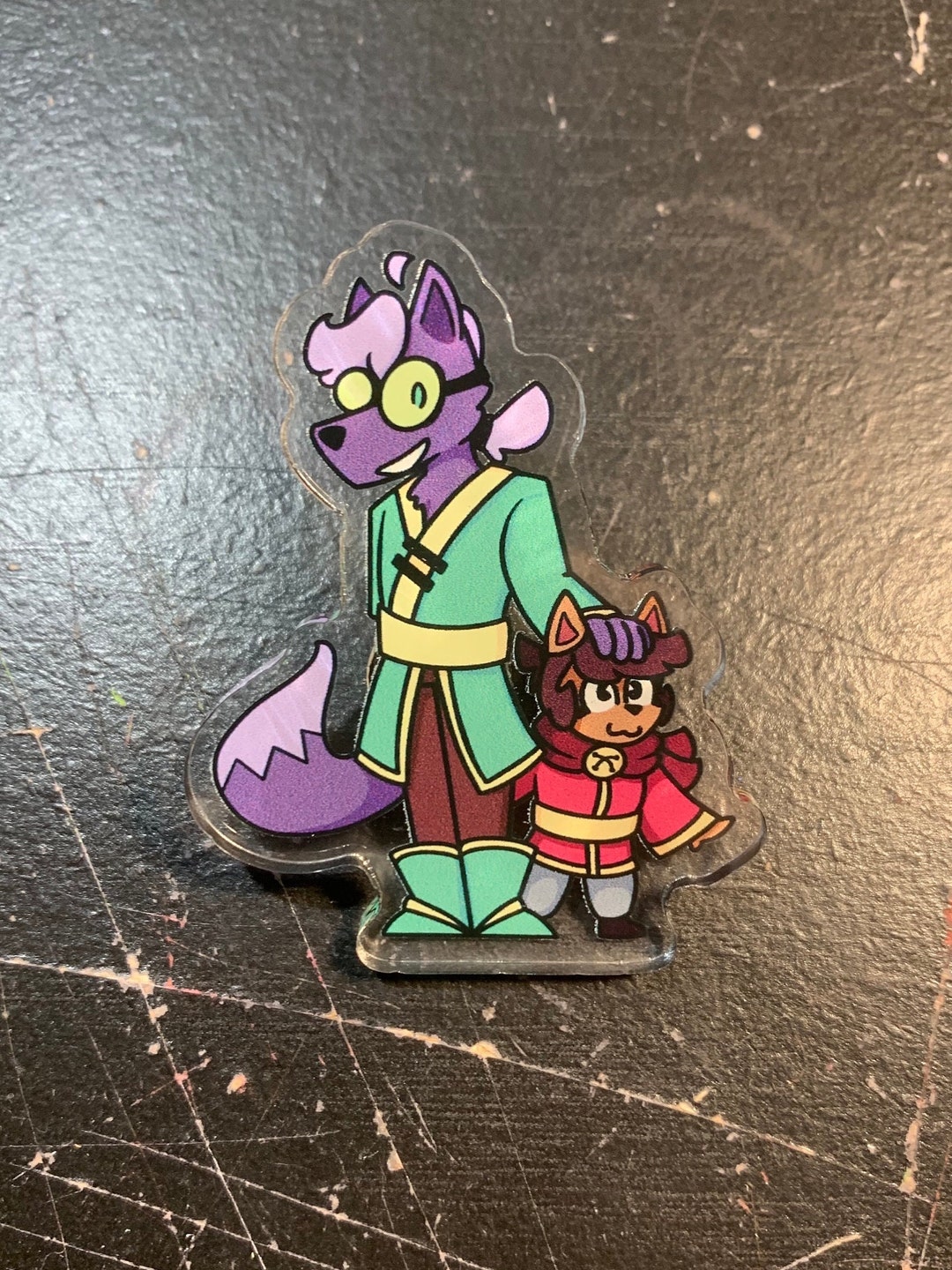 Chujin (the Jin) and Kanako Ketsukane Undertale Yellow Acrylic Pin - Etsy