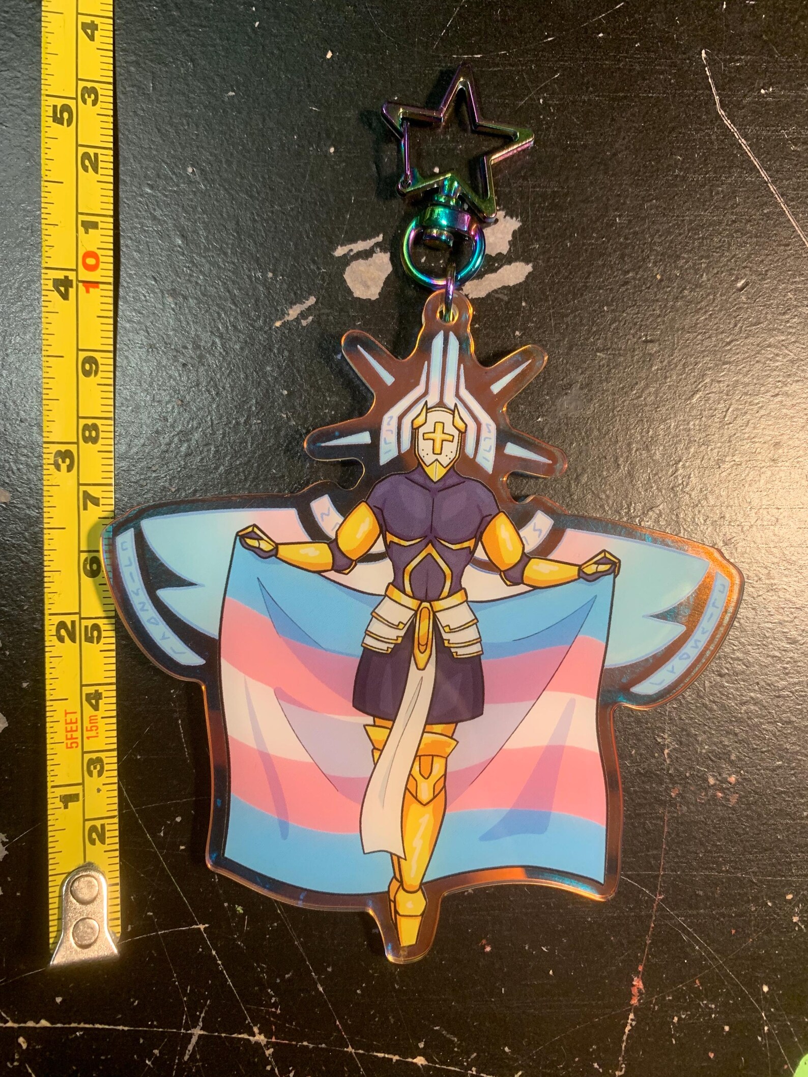 Gabriel Ultrakill Trans Pride Acryllic Keychain - Etsy