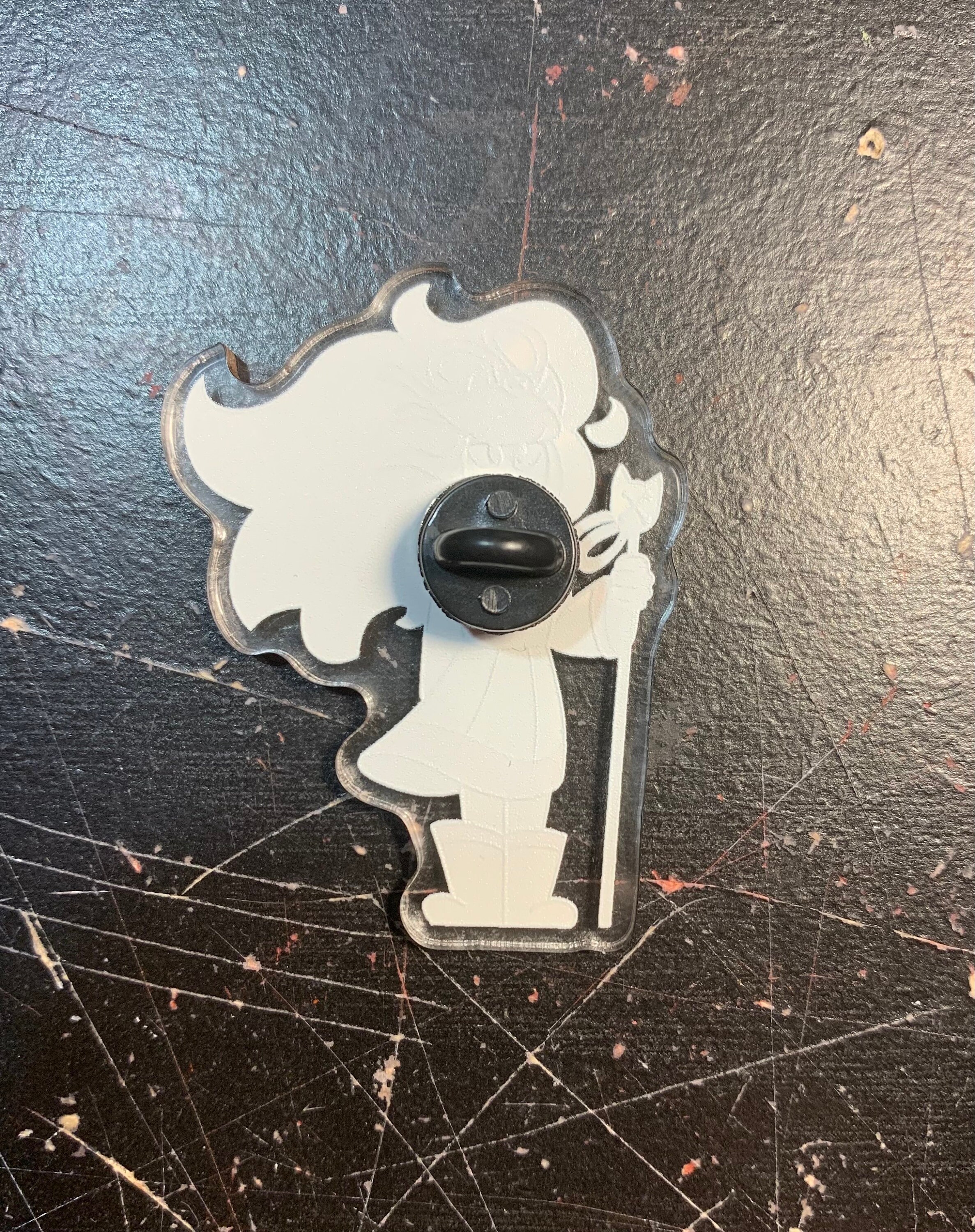 Ceroba Ketsukane Undertale Yellow Acrylic Pin - Etsy
