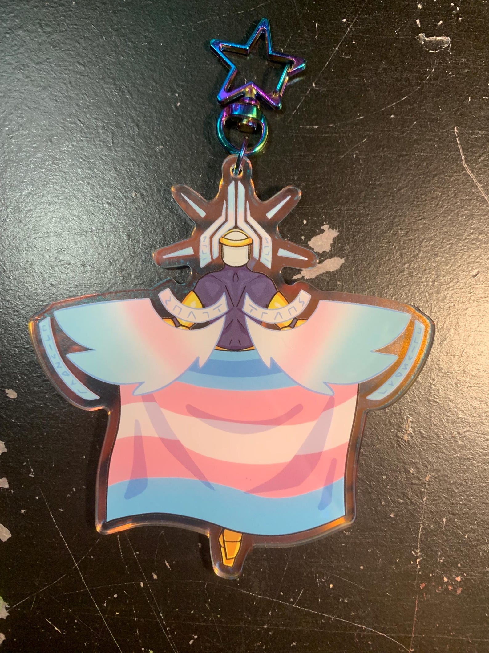 Gabriel Ultrakill Trans Pride Acryllic Keychain - Etsy