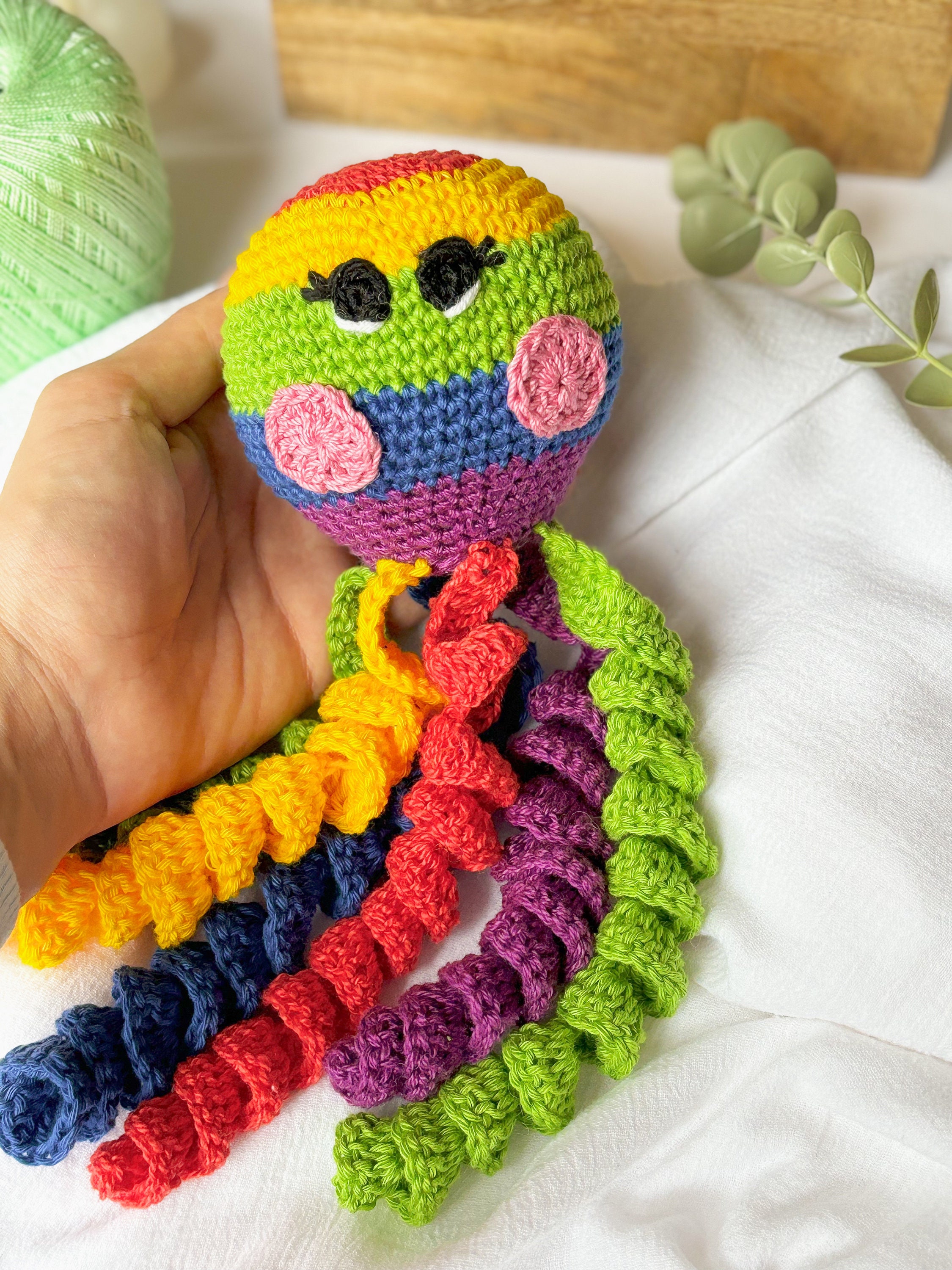 Crochet Attachment Octopus for Baby. - Etsy