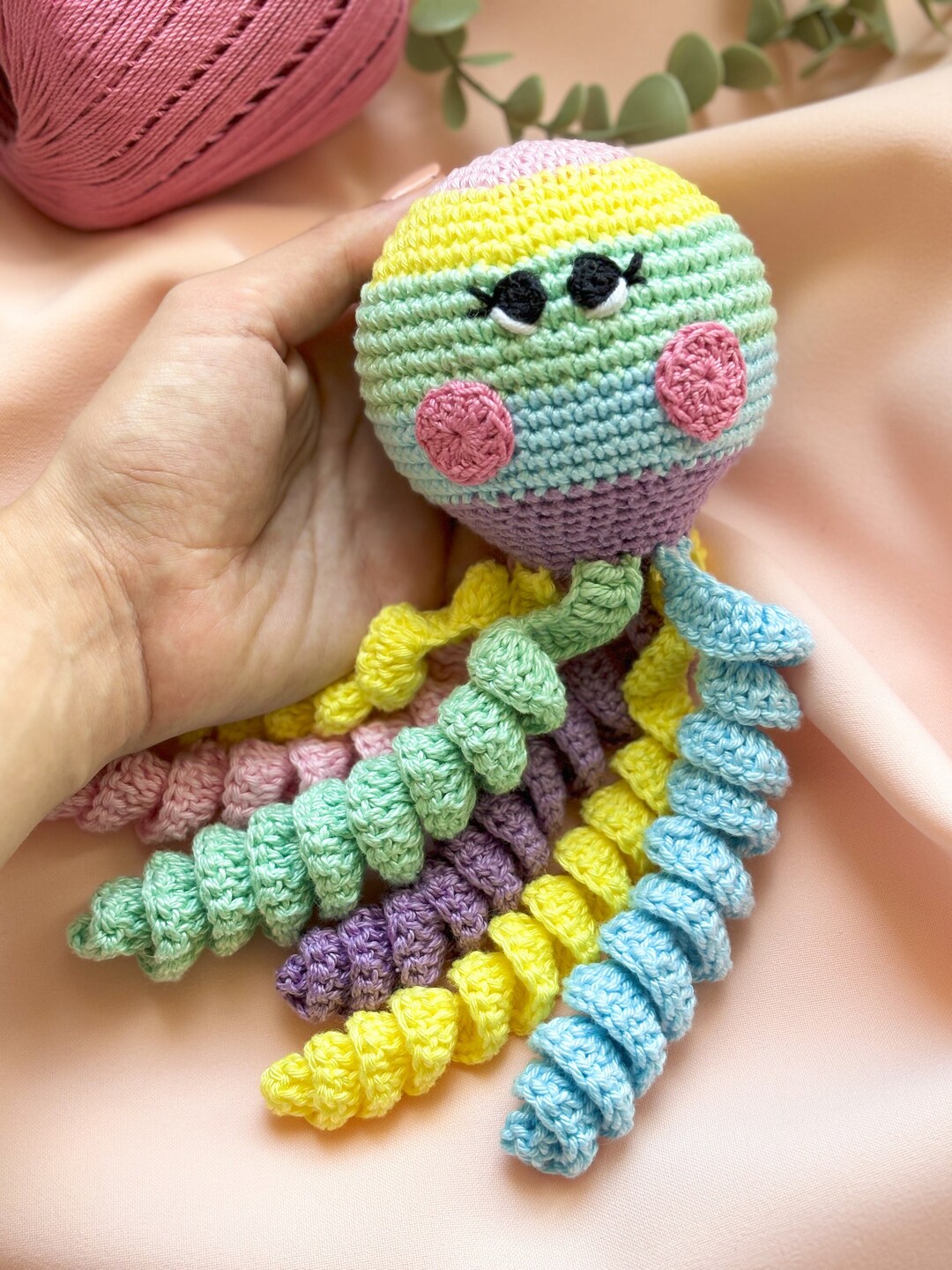 Crochet Attachment Octopus for Baby. - Etsy