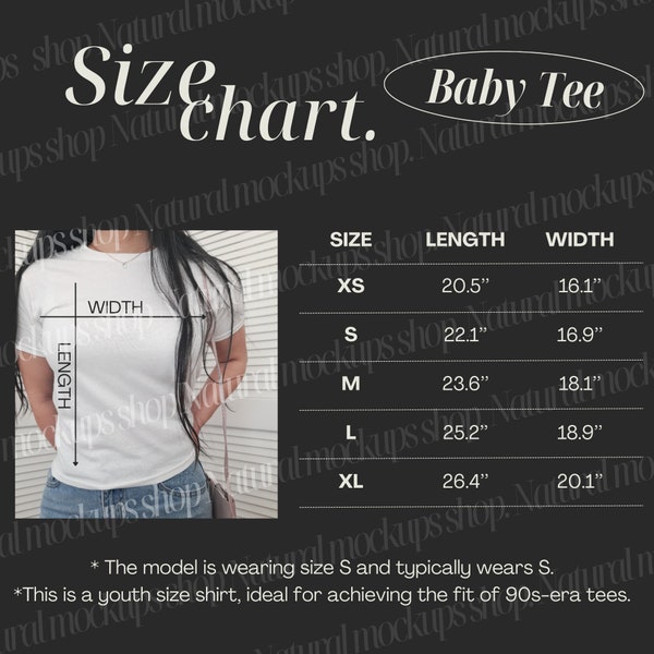 Gildan 5000b Baby Tee Size Chart Women - Etsy