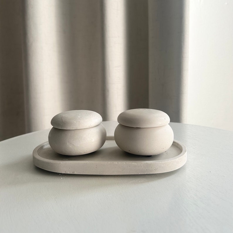 Salt Cellar With Lid Bowl Cute Salt and Pepper Bowl Handmade Dinnerware ...