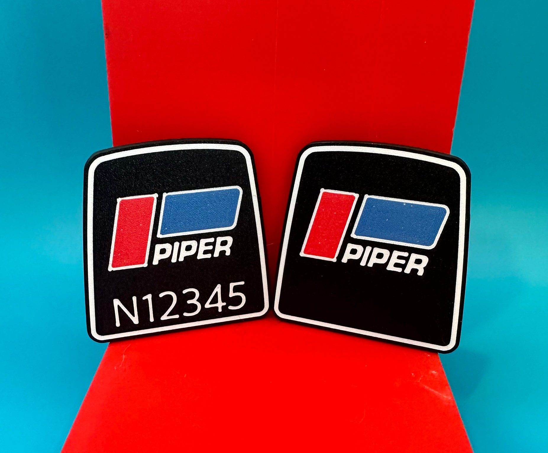 Piper Aircraft Ram Horn Yoke Emblem set of 2 - Etsy