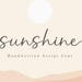 Sunshine Font, Monoline Font, Thin Font, Wedding Font, Swash Font ...