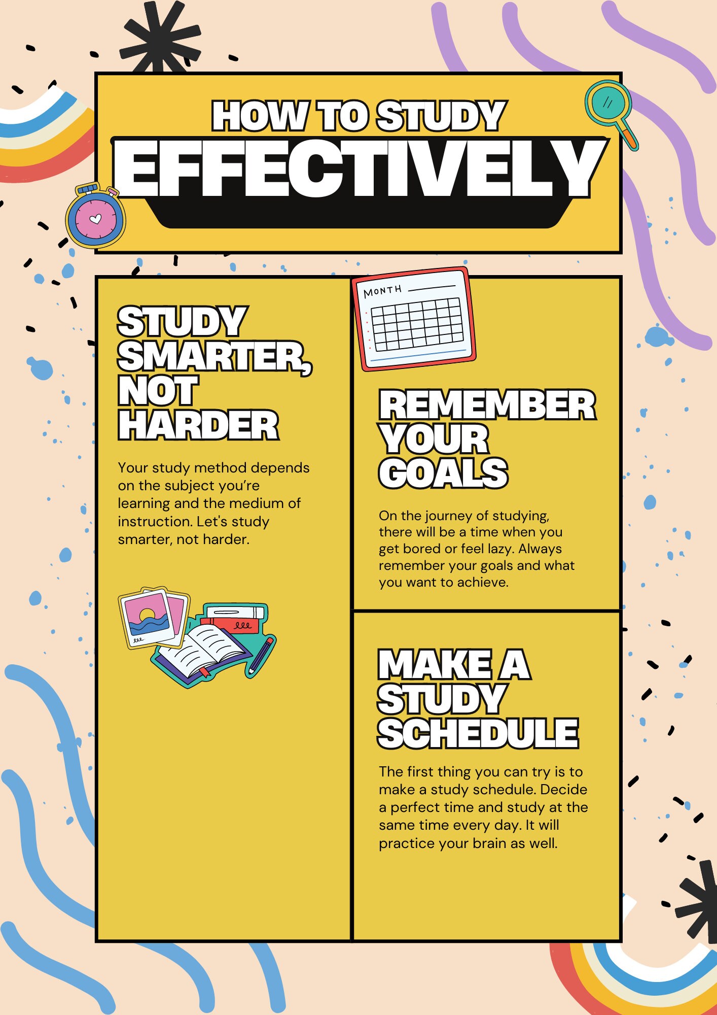 How to Study Effectively - Editable Guide, Print, Planner FULLY ...