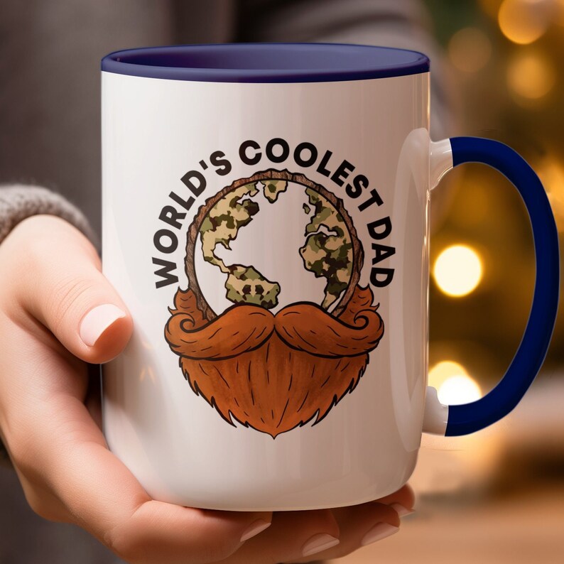World's Coolest Dad Mug, Funny Dad Gifts, Father's Day Gift, 15oz Mug ...