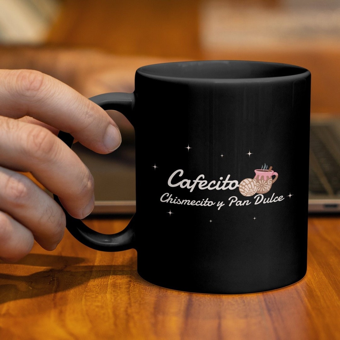 Cafecito Y Pan Dulce Mug, Vintage Coffee Cup, Cute Latin Inspired ...