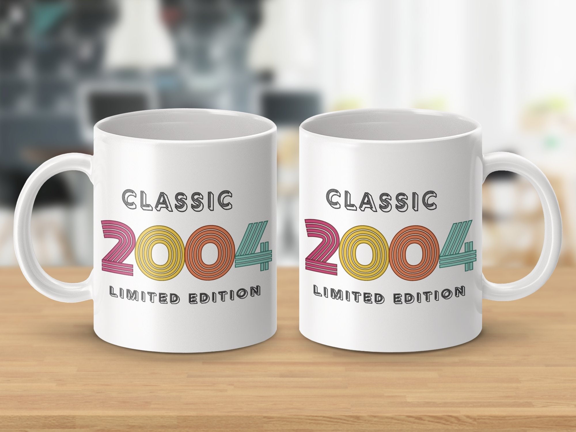 Classic 2004 Limited Edition Vintage Style Coffee Mug, Unique Birthday ...