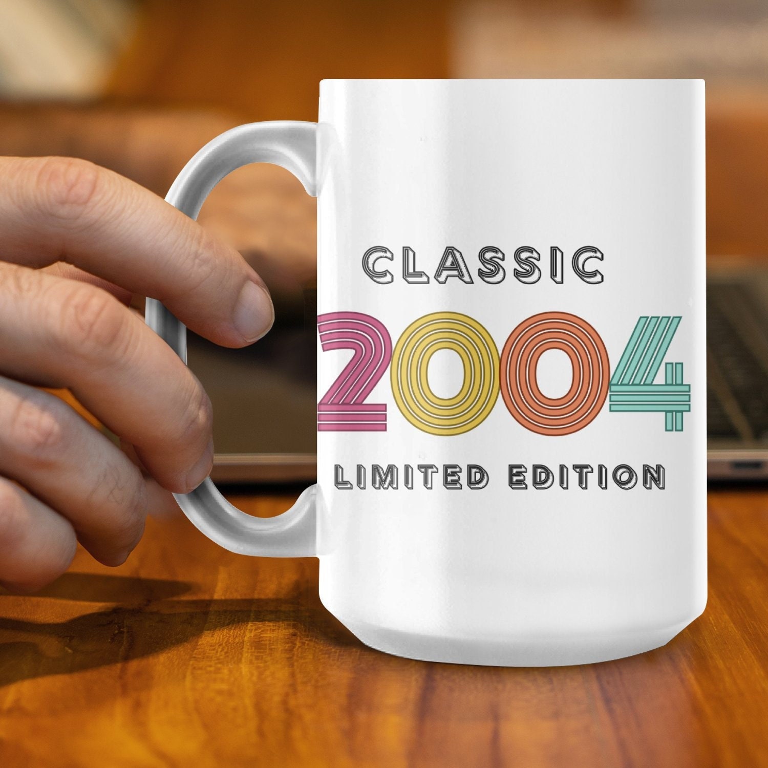 Classic 2004 Limited Edition Vintage Style Coffee Mug, Unique Birthday ...
