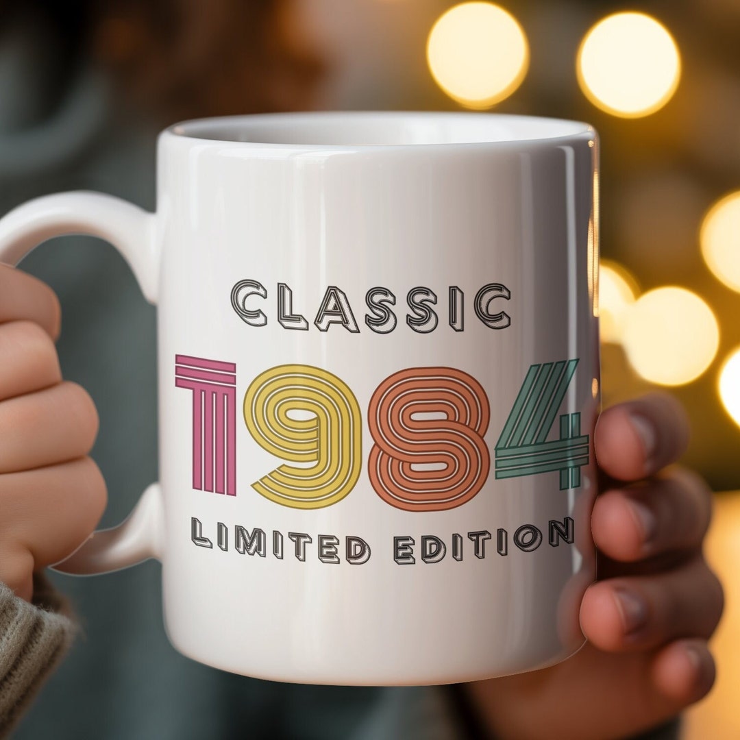 Classic 1984 Limited Edition Mug, Retro Birthday Gift, Vintage Style ...