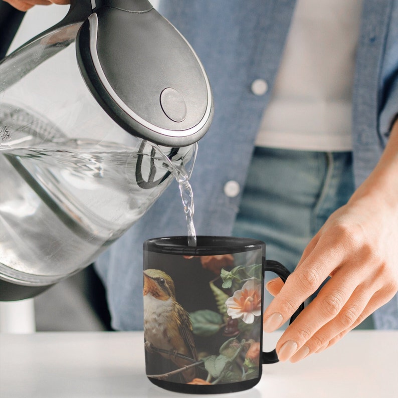 Picture Mug | Hummingbirds Heat Activated Mug,colibri Color Changing ...