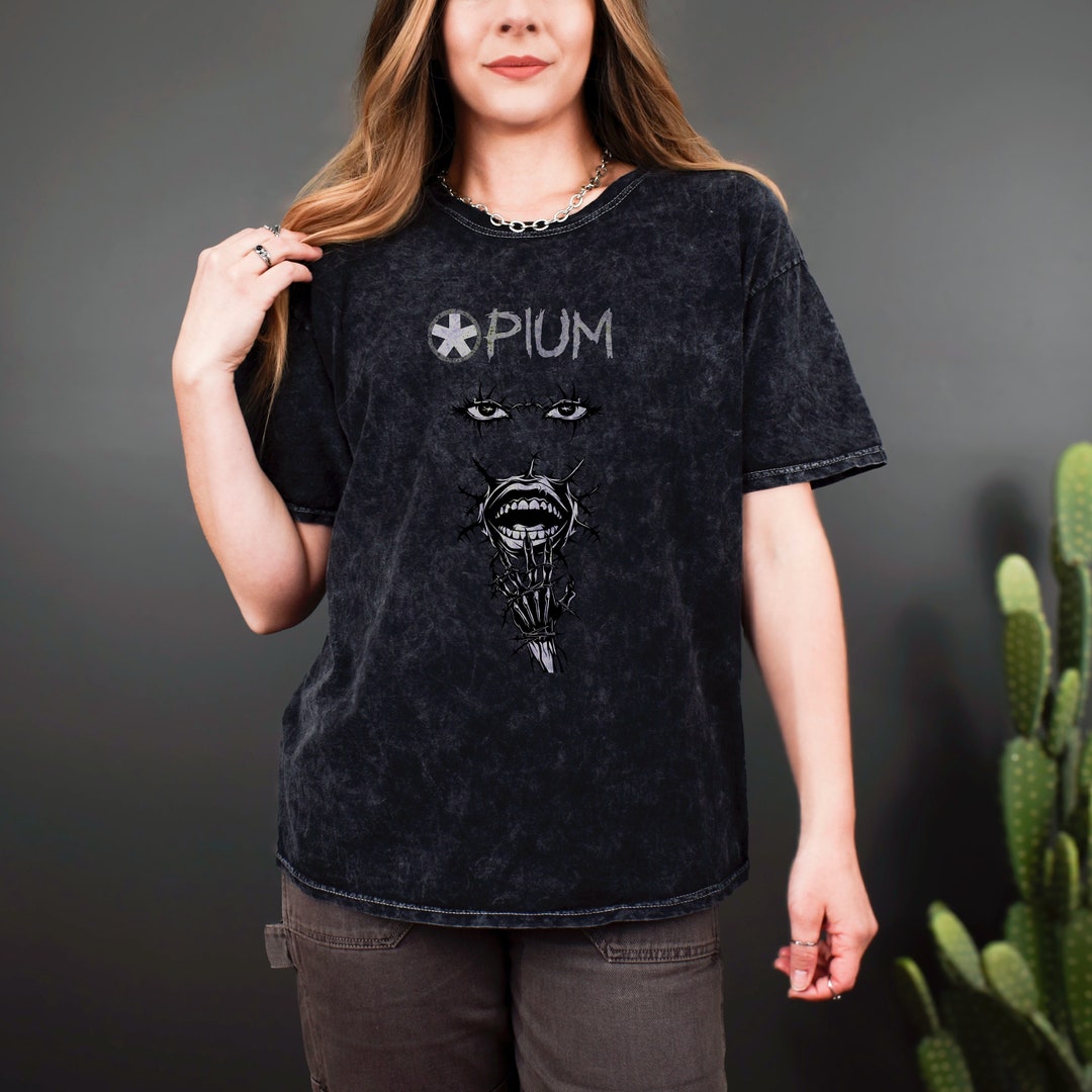 Vintage Opium Shirt, Opium Style Streetwear, Gothic Shirt, Goth ...