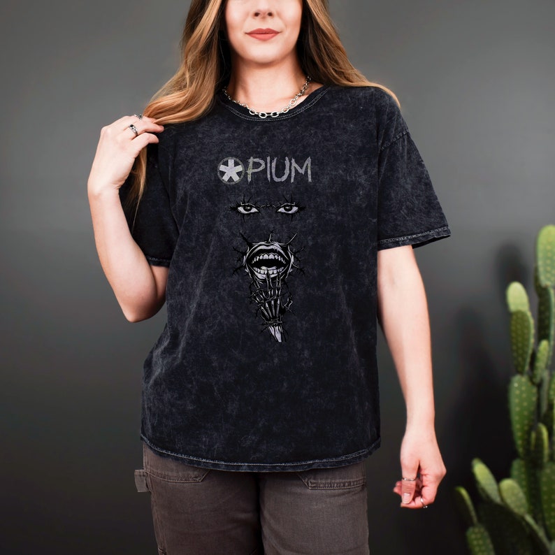 Vintage Opium Shirt, Opium Style Streetwear, Gothic Shirt, Goth ...