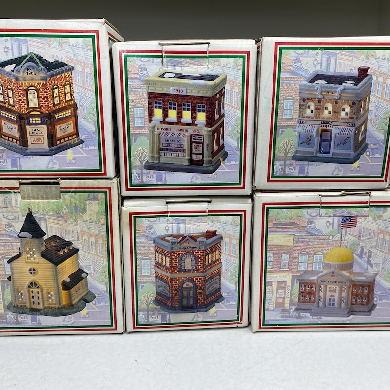 Christmas Village 1994 - Etsy