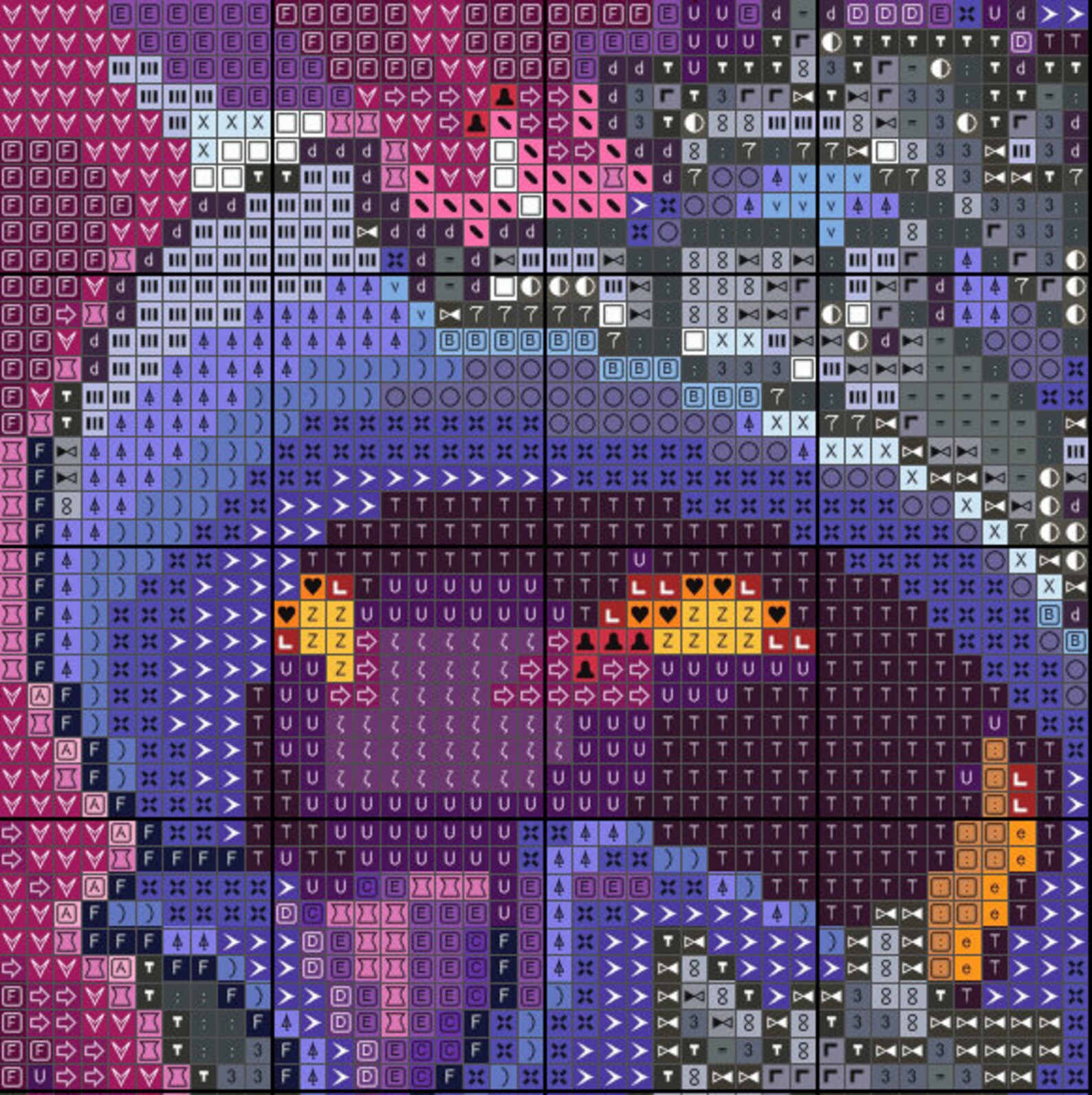 Bandle Tale Icons Cross Stitch Patterns League of Legends - Etsy