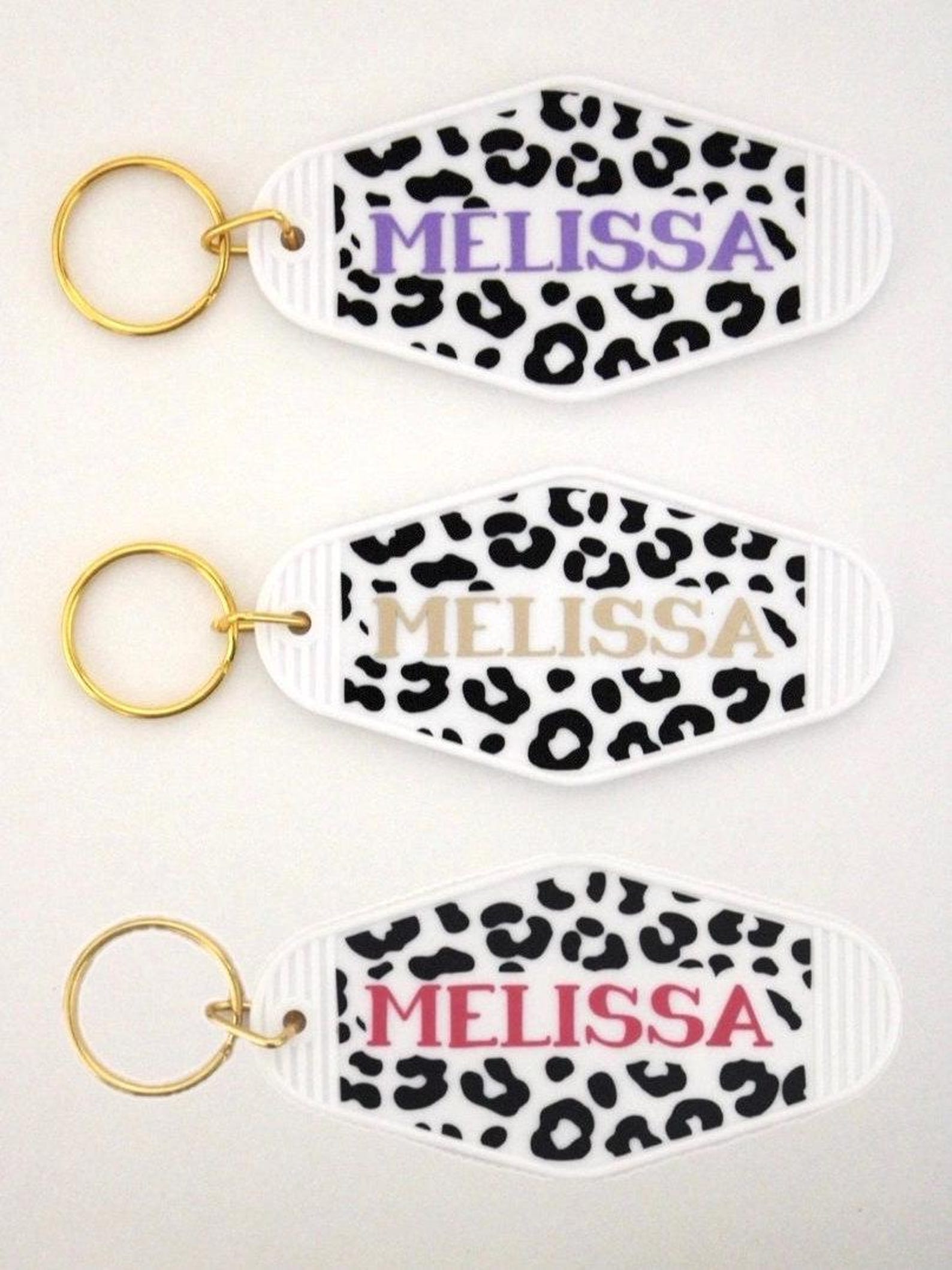 Cheetah Print Keychain - Motel Keychain - Cheetah Print Gifts ...