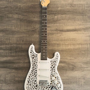 Custom Handmade Fender Strat-style Electric Guitar 3D Printed, In-house ...
