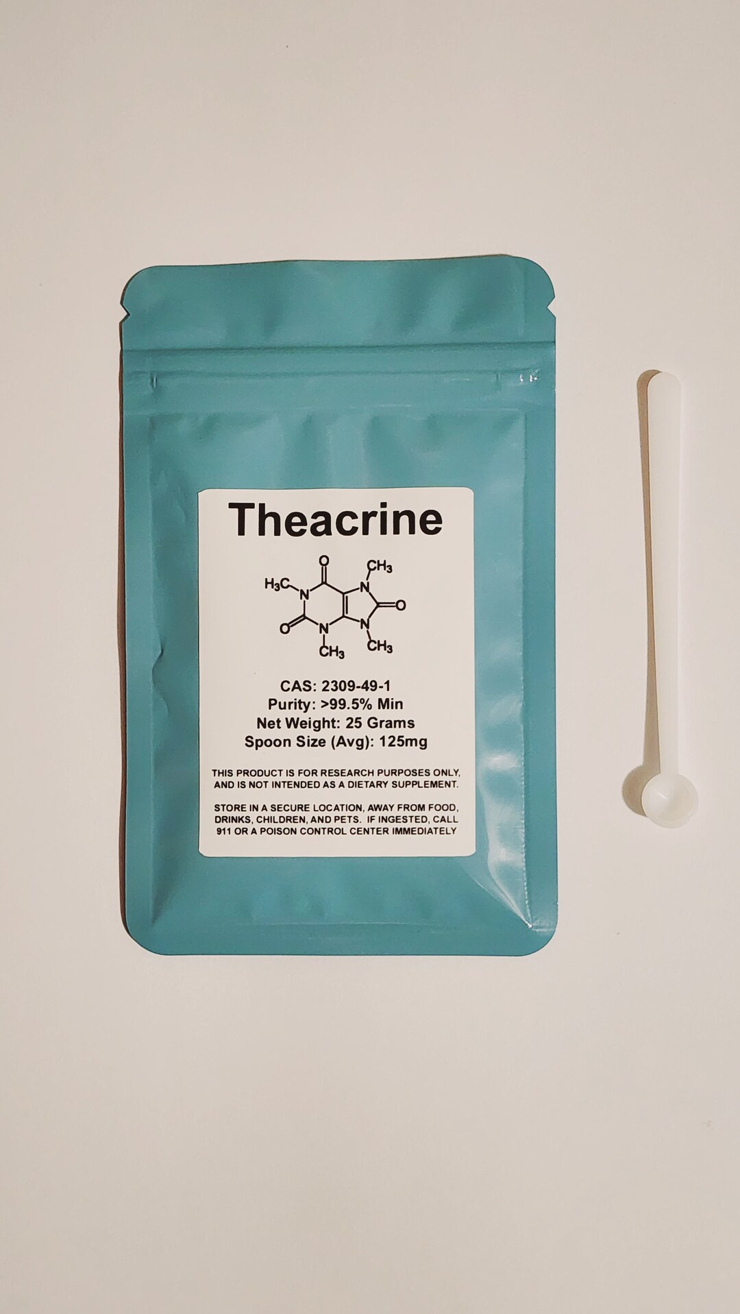 Theacrine like Teacrine 99% Purity 25g Bulk Powder - Etsy Singapore