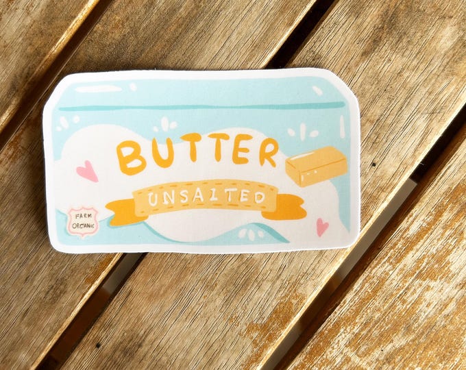 Stick of Butter Vinyl Sticker - Etsy Canada
