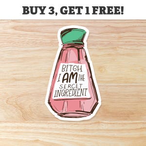 I Am the Secret Ingredient Sticker - Etsy