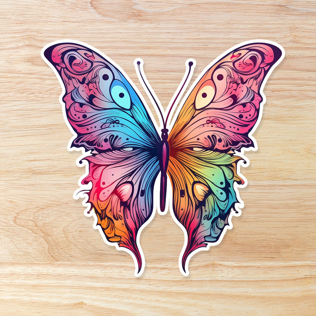 Butterfly Sticker - Etsy