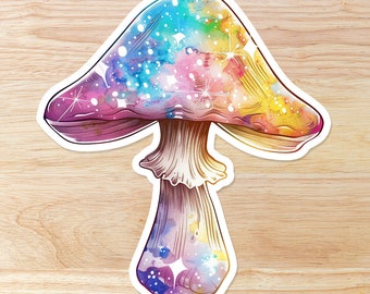 Magic Mushroom Band Vinyl Sticker - Etsy