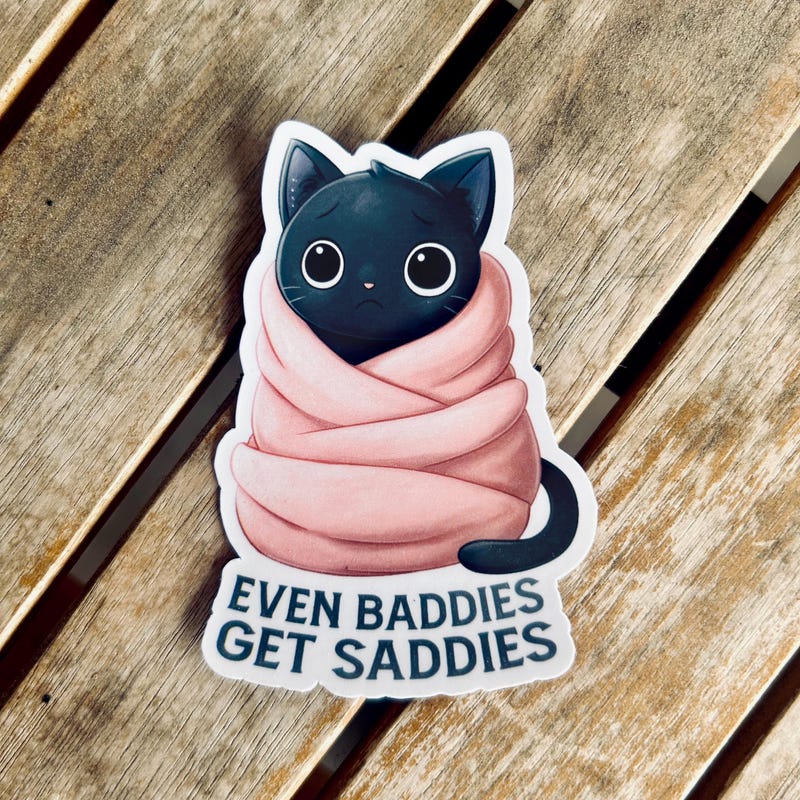 Sad Stickers - Etsy