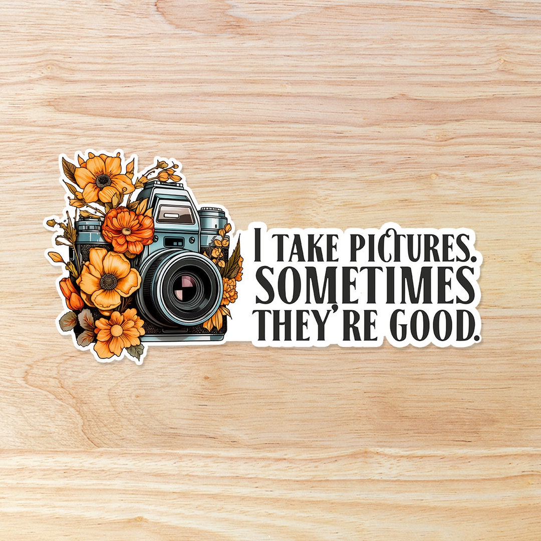 Photography Sticker | BUY 3 GET 1 FREE | Photographer Sticker Photo ...