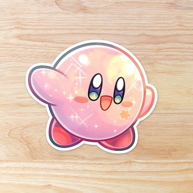 Kirby Sticker - Etsy
