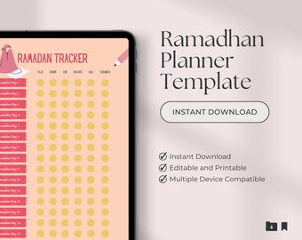 Printable Ramadan Planner 2024 Islamic Daily Planner Printable Islamic ...