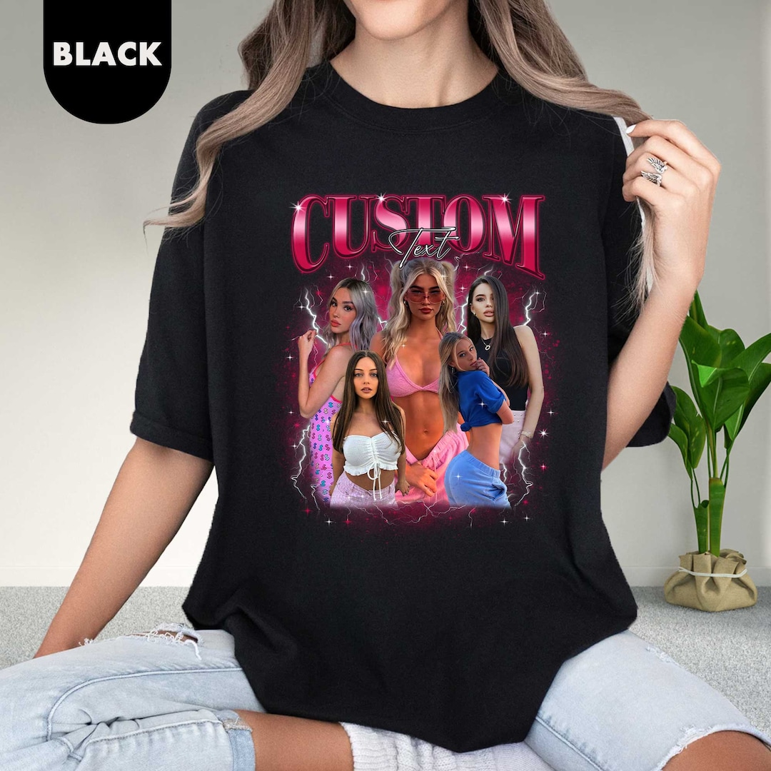 Custom Bootleg Rap Shirt Custom Photo Shirt Retro Custom Bootleg Rap ...