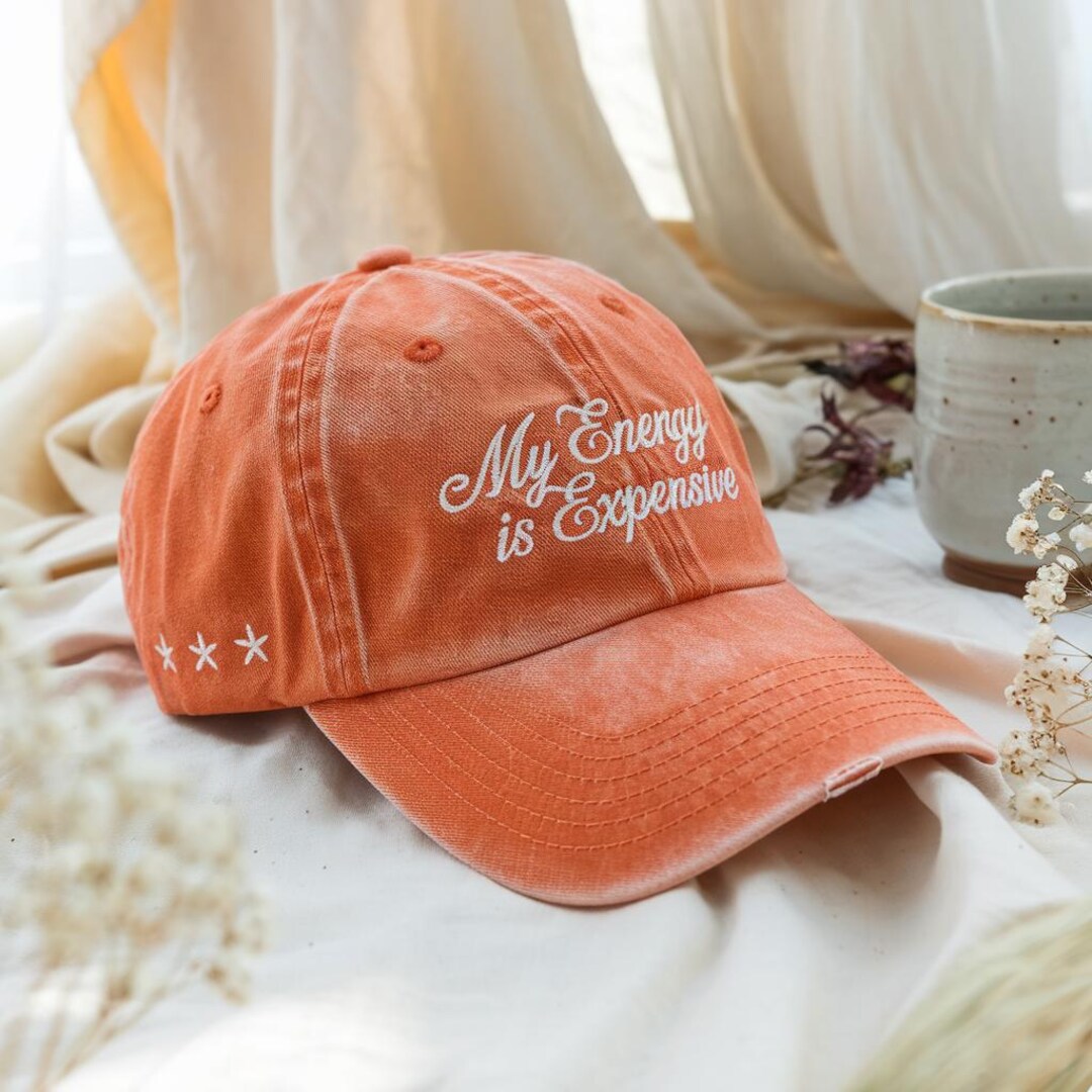 My Energy is Expensive Embroidered Baseball Cap, Album Fan Gift - Etsy