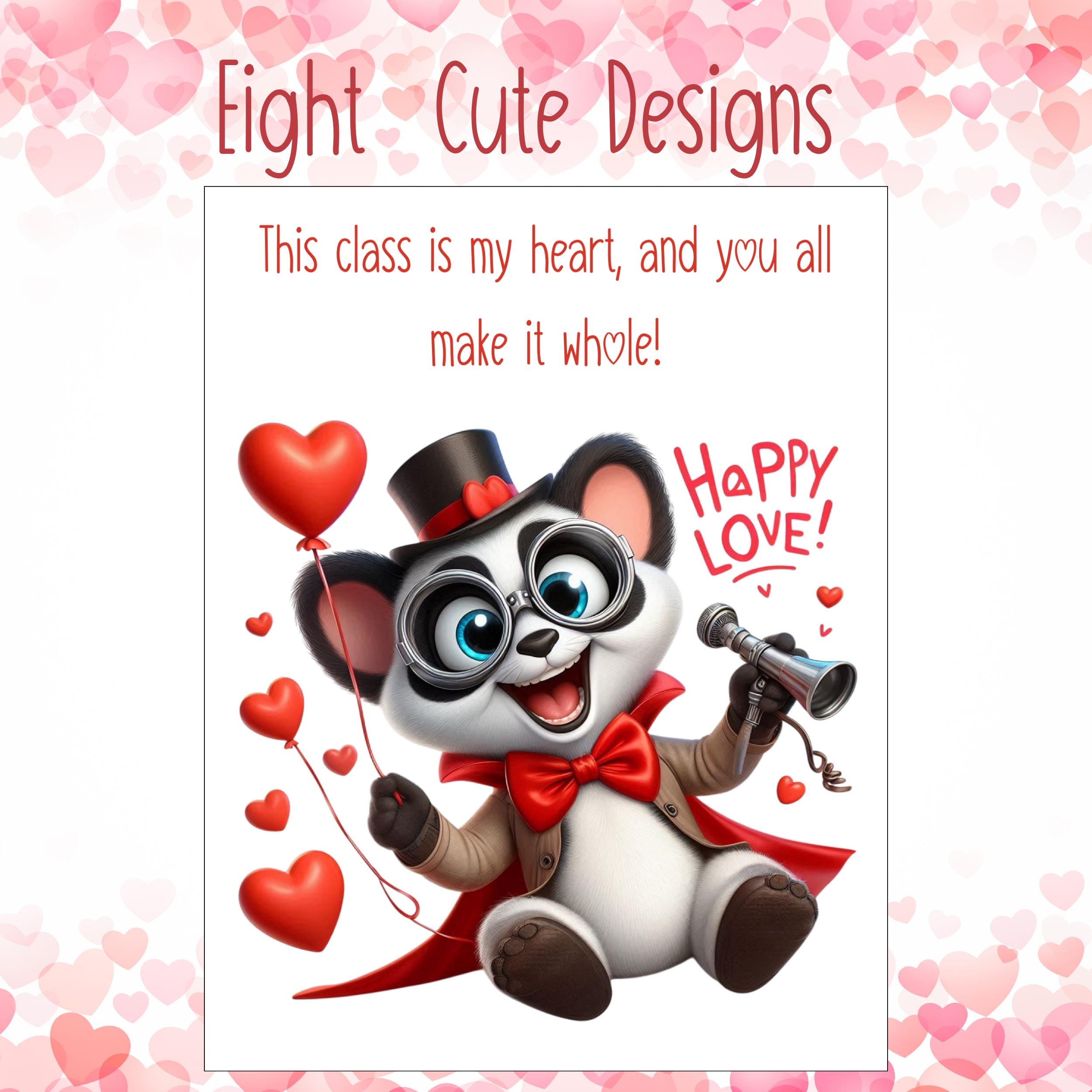 Printable Valentine Classroom Poster, February Classroom Decorations ...