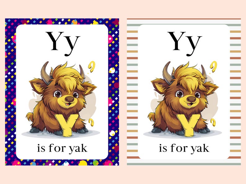 Animal Alphabet Classroom Posters: Boho ABC Wall Cards (digital ...