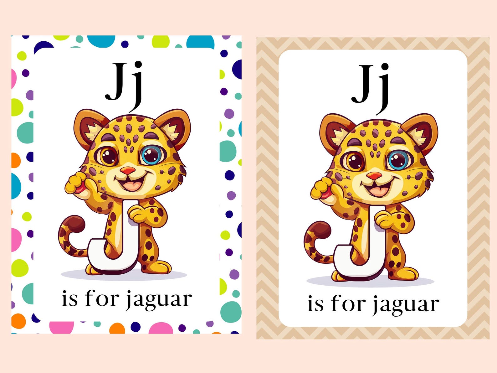 Animal Alphabet Classroom Posters: Boho ABC Wall Cards (digital ...