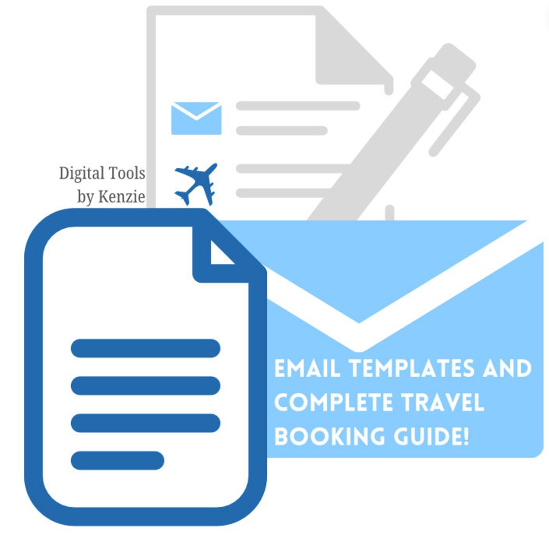 Executive Assistant Email Templates and Instructions for Booking Travel ...