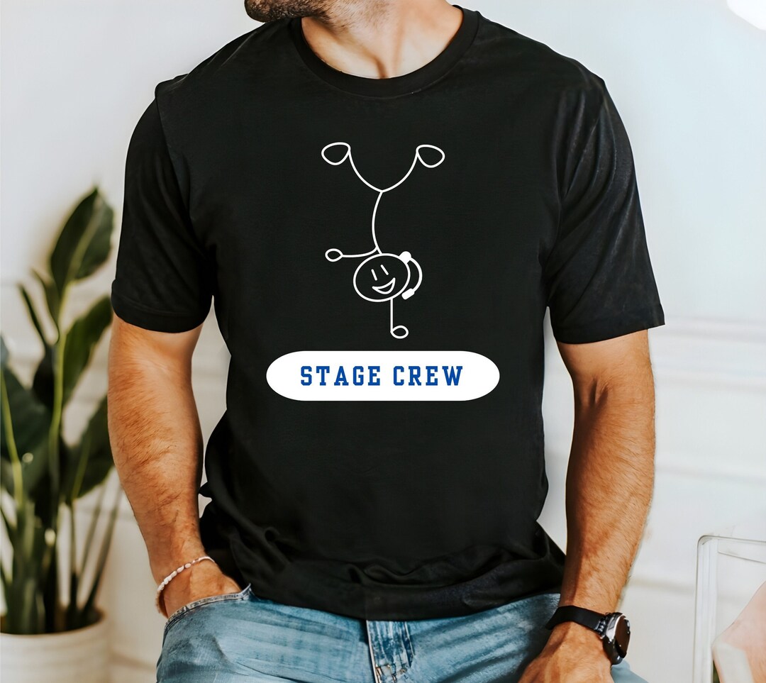 Stage Crew T-SHIRT Short Sleeve, Broadway, Theater, Hand Stand - Etsy